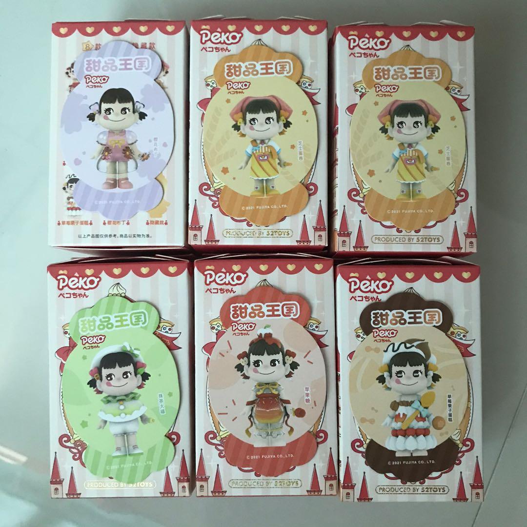 Peko dessert 甜蜜王国 52toys blind box blindbox not popmart pop mart ...