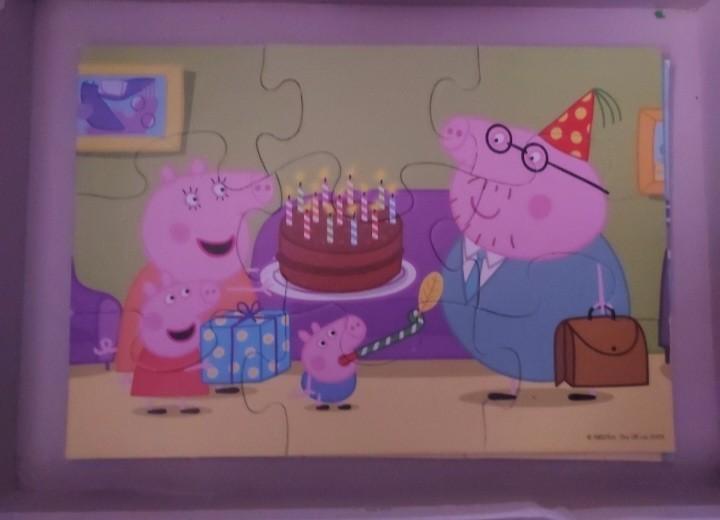 Peppa pig trio puzzle, Hobbies & Toys, Toys & Games on Carousell