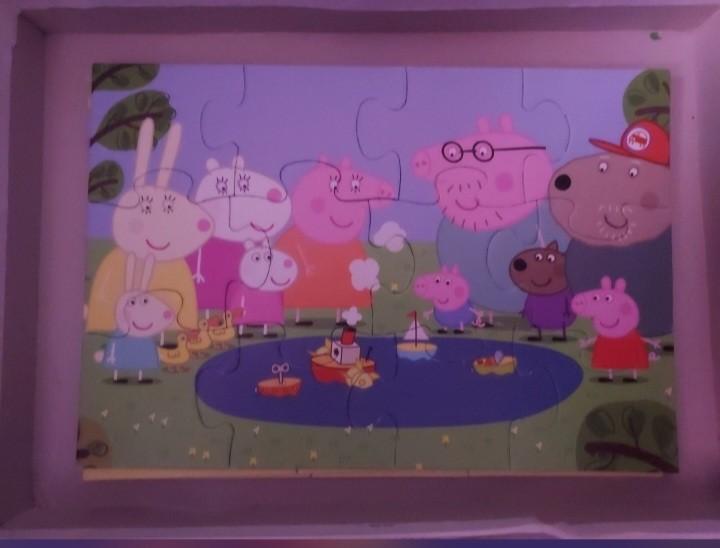 Peppa pig trio puzzle, Hobbies & Toys, Toys & Games on Carousell