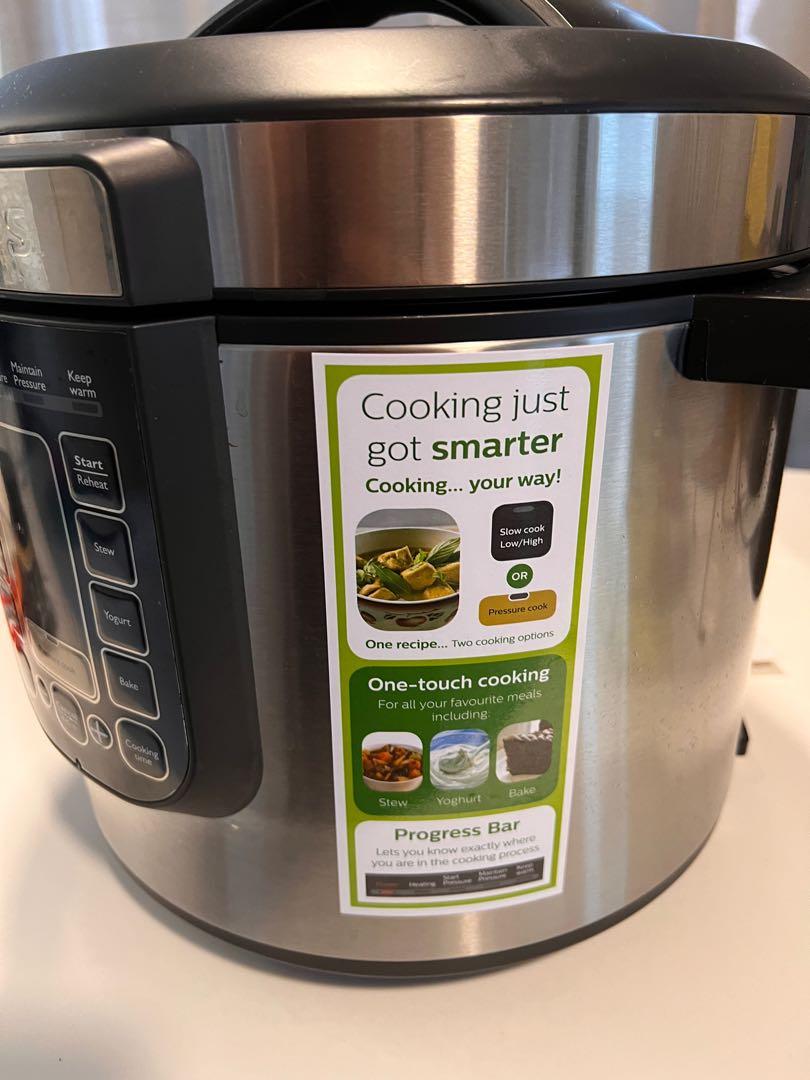 Philips HD2137 Viva Collection All-In-One Pressure Cooker 6 Litres ...