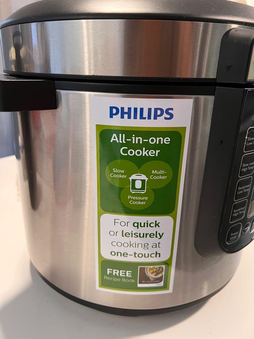 Philips HD2137 Viva Collection All-In-One Pressure Cooker 6 Litres ...