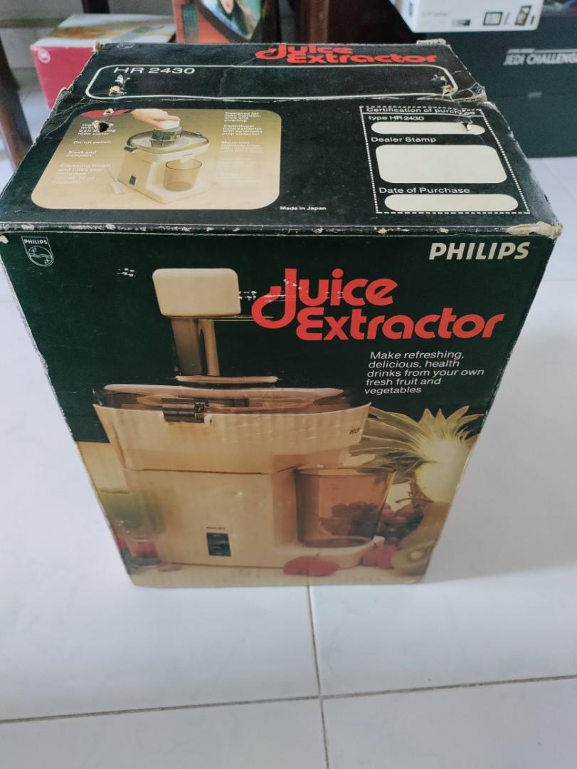 PHILIPS JUICE EXTRACTOR $5, TV & Home Appliances, Kitchen Appliances ...