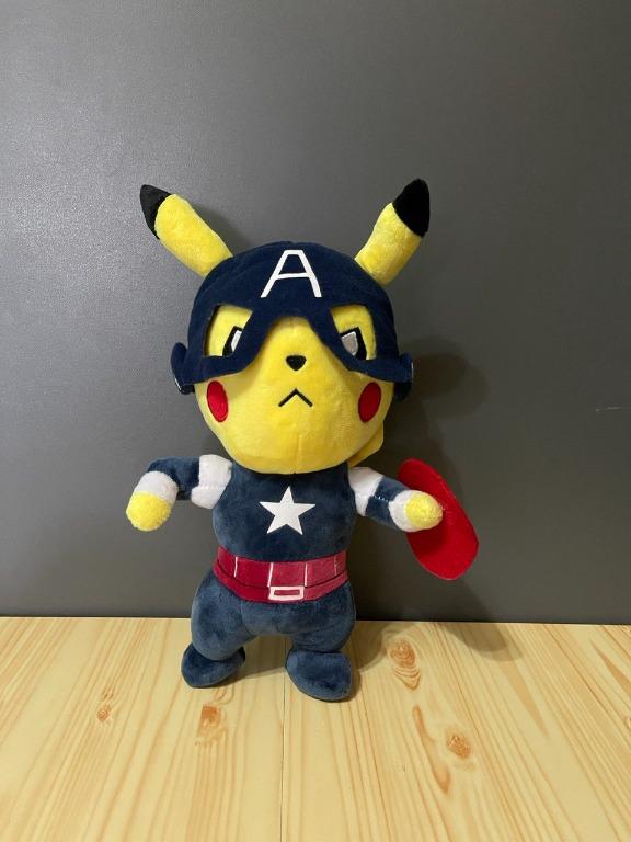 Pikachu Cosplay Marvel Deedpool Batman Captain America Stuffed Toy 30cm ...