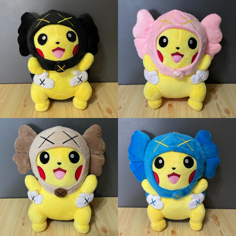 Pikachu Pokemon Cosplay Kaws Soft Toy 20cm, Hobbies & Toys, Toys ...