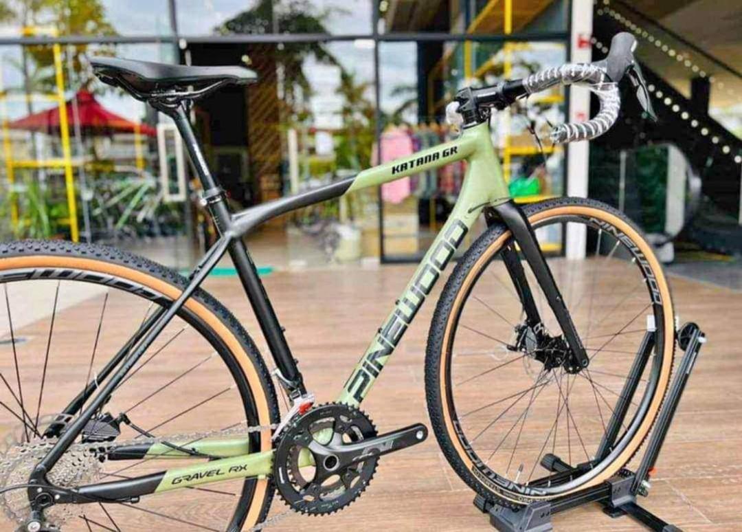 PINEWOOD KATANA GR 2x10 SHIMANO TIAGRA GRAVEL BIKE STI 700x40c, Sports ...