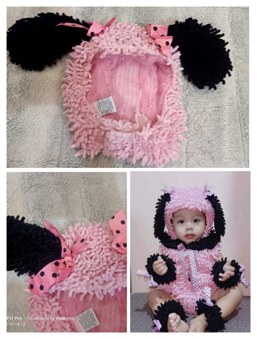 Pink Poodle Costume Headpiece Only, Babies & Kids, Babies & Kids ...
