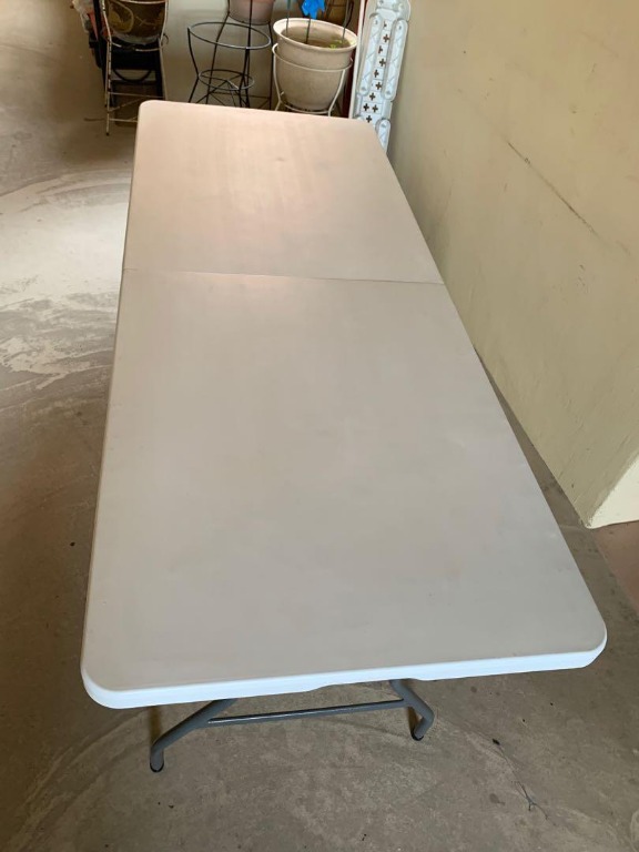 Portable HDPE Folding Table, Furniture & Home Living, Furniture, Tables ...