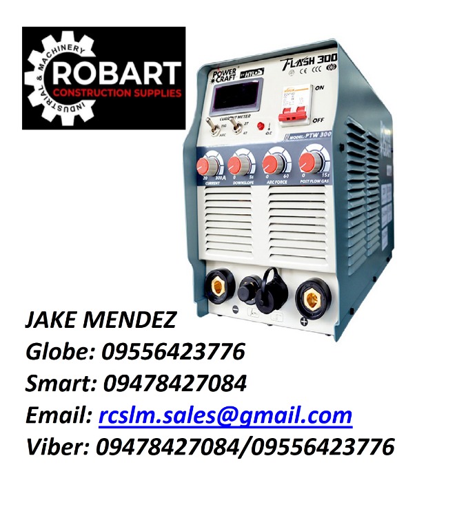 POWERCRAFT DC TIG ARC INVERTER PTW 300i, Commercial & Industrial ...