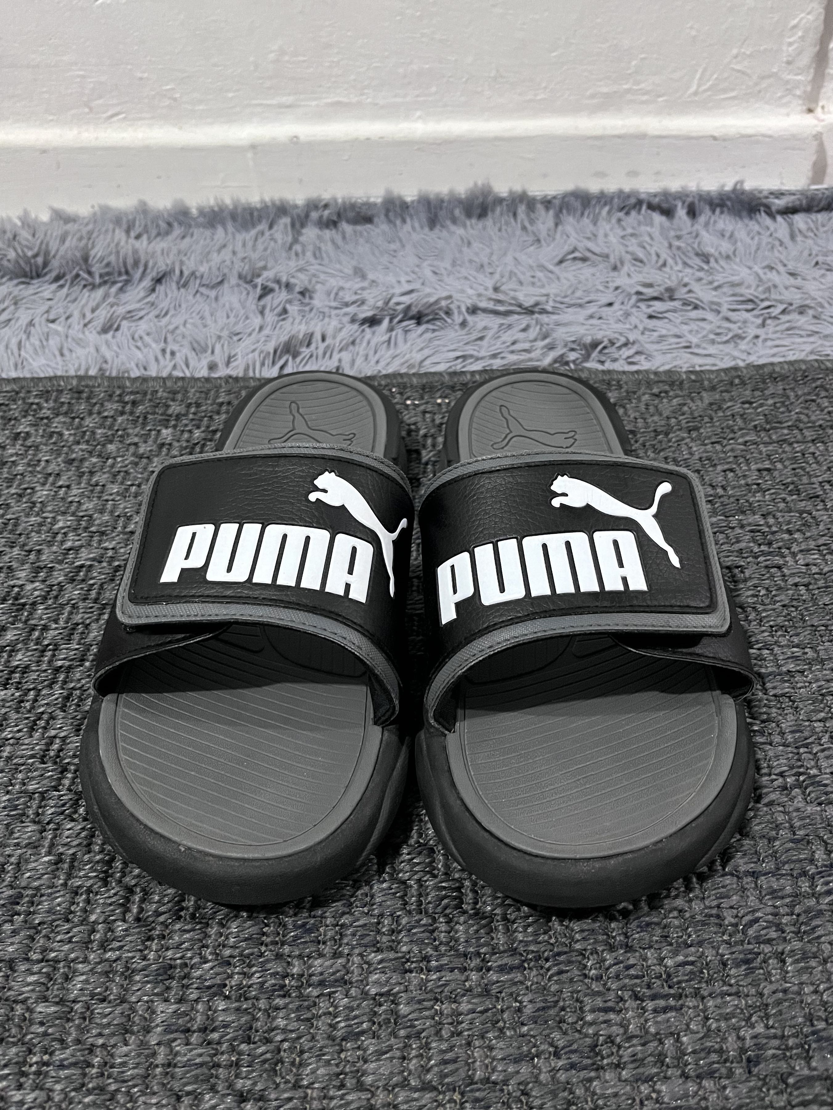 Puma Slide, Men's Fashion, Footwear, Flipflops and Slides on Carousell