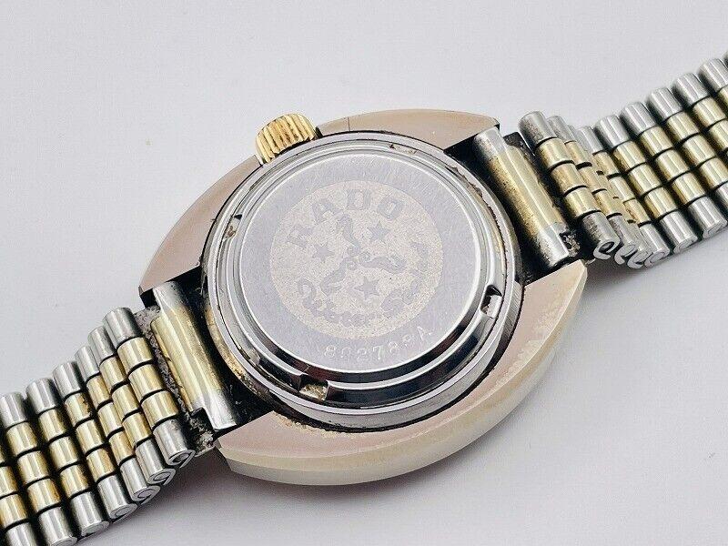 RADO BALBOA V AUTOMATIC Astendate Cut Glass Gold Dial Women's Swiss ...