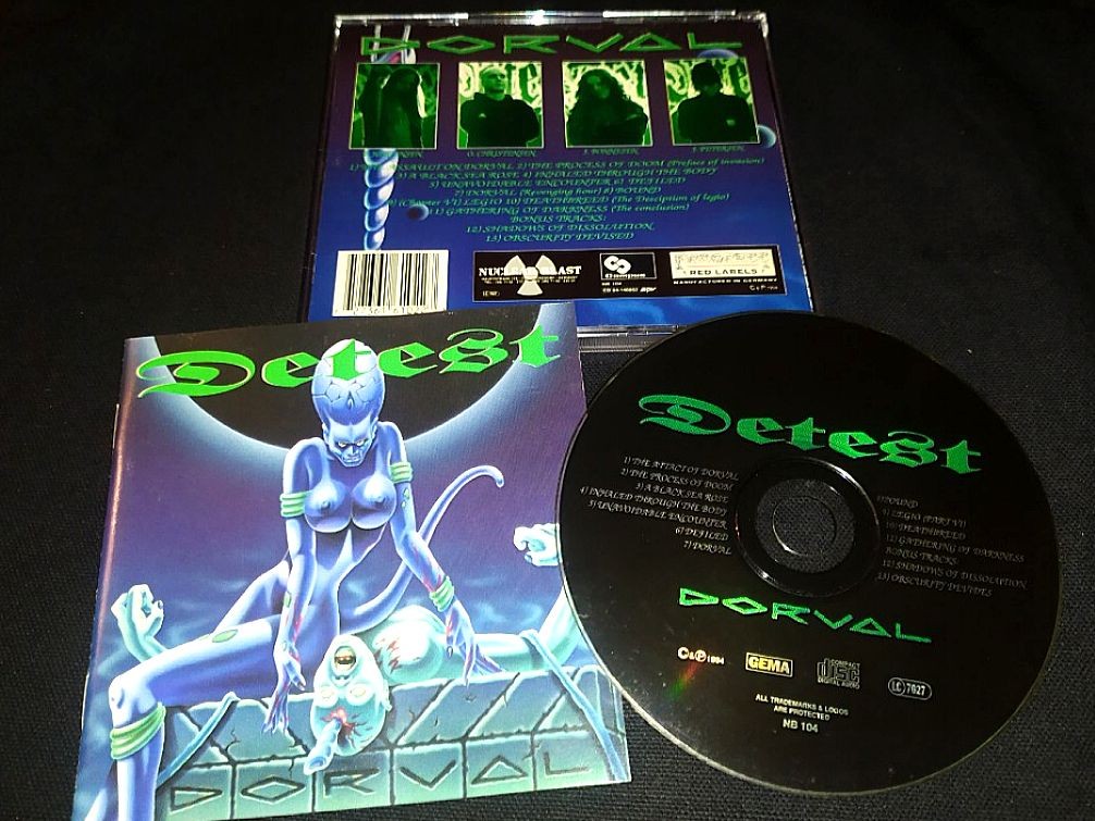 (RARE) Detest "Dorval" CD Death Metal Technical, Hobbies & Toys, Music ...