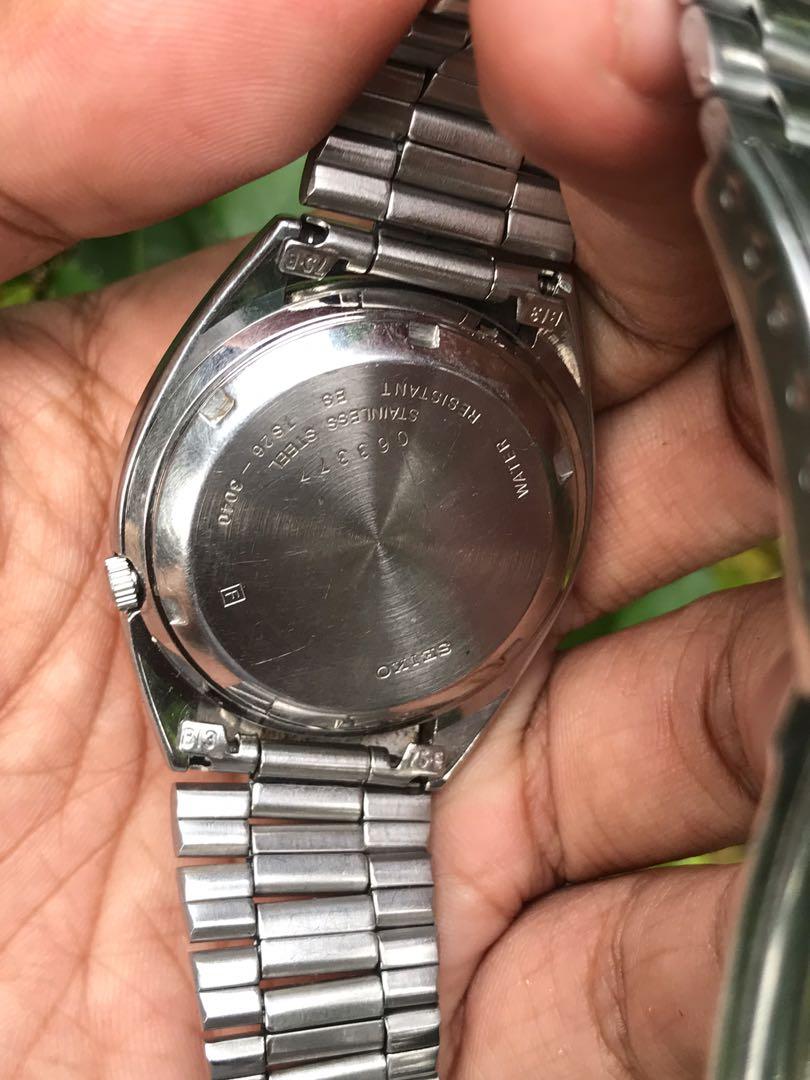 Rare Seiko 5 White Grid Dial, Men's Fashion, Watches & Accessories ...