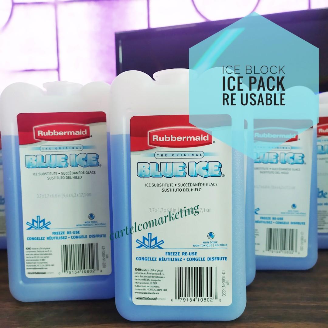 REUSABLE ICE PACK, ICE BLOCK Keep things cool without the mess of ice ...