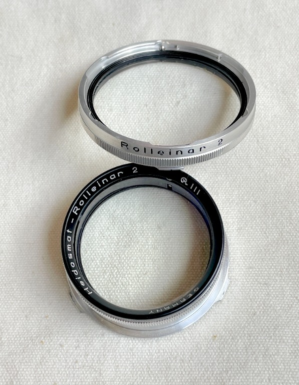Rolleinar 2 close-up lens for Rolleiflex 2.8 TLR Bay 3, like new, rare ...