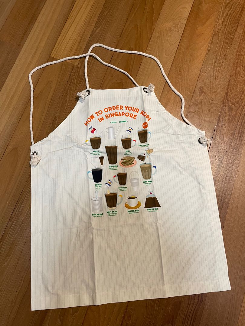 RTP$49 The Little Drom Store Kopi Apron, Furniture & Home Living ...