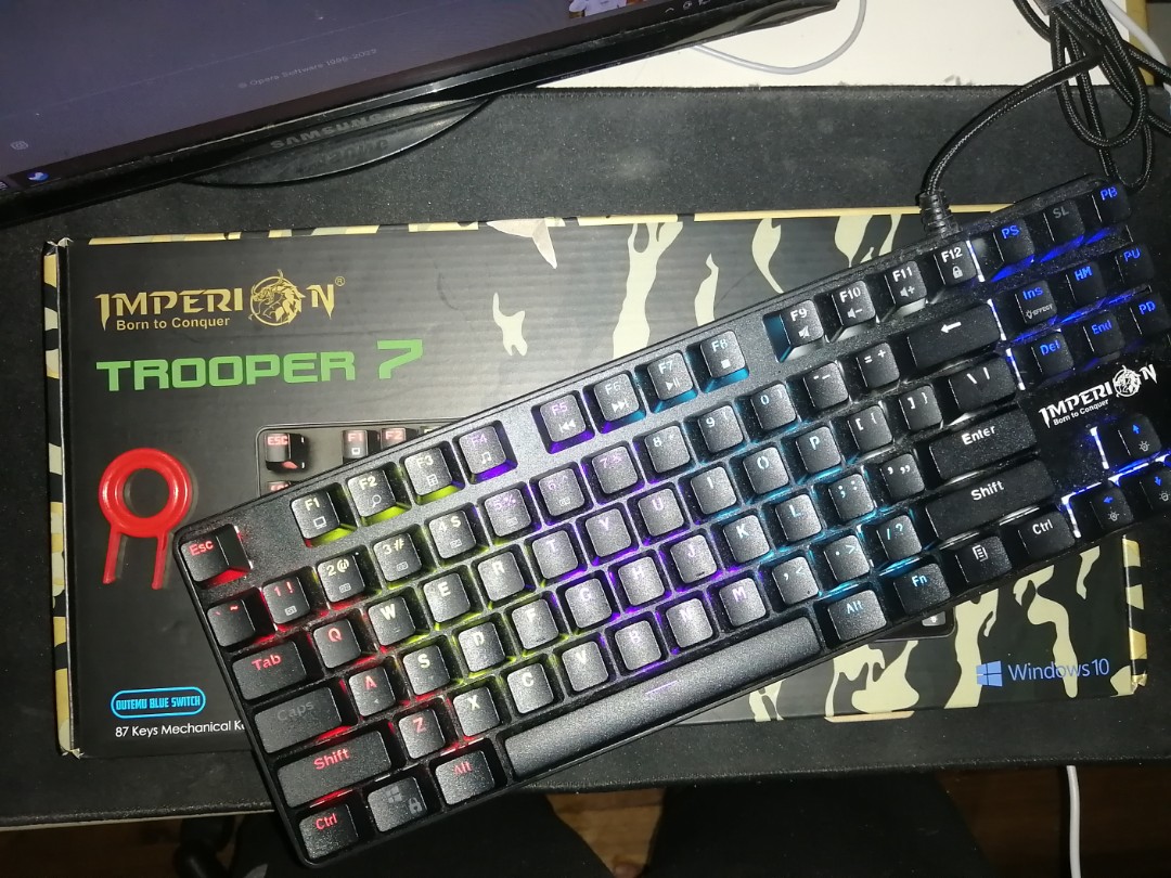 RUSH!! IMPERION TROOPER 7 MECHANICAL KEYBOARD, Computers & Tech, Parts ...