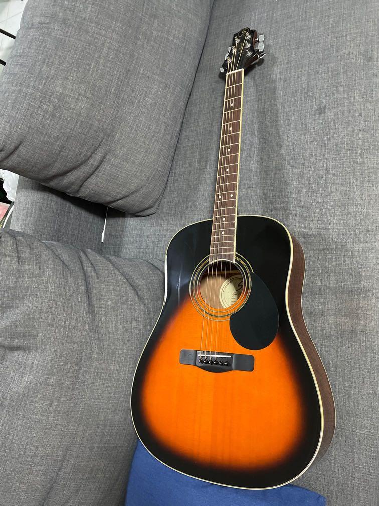 Samick greg Bennett GD-100/VS acoustic guitar, Hobbies & Toys, Music ...