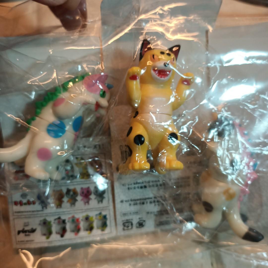 Sofubi VAG Konatsu Negora Cats x 4, Hobbies & Toys, Toys & Games on Carousell