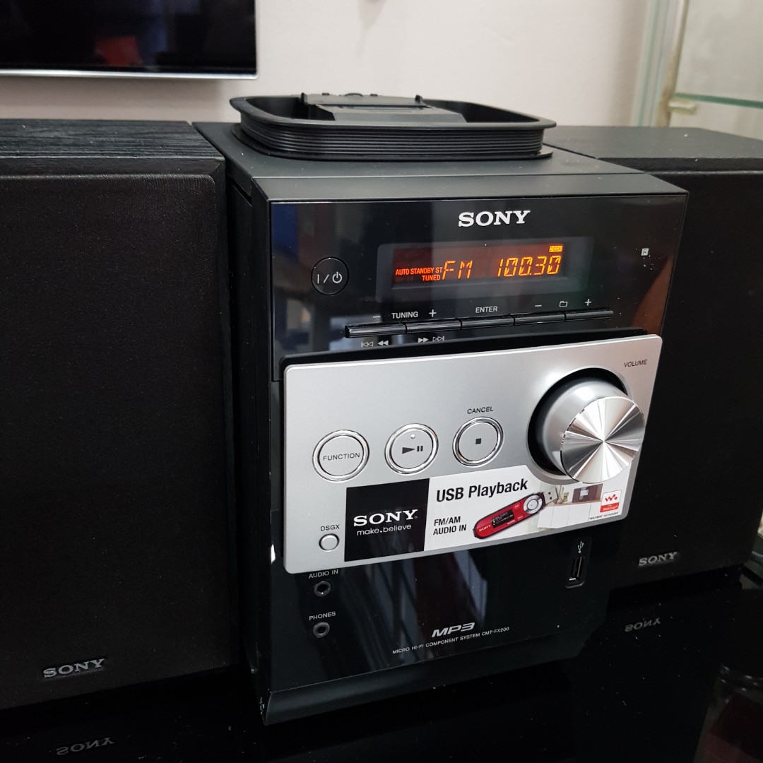 Sony CMT-FX200 Radio, Audio, Other Audio Equipment on Carousell
