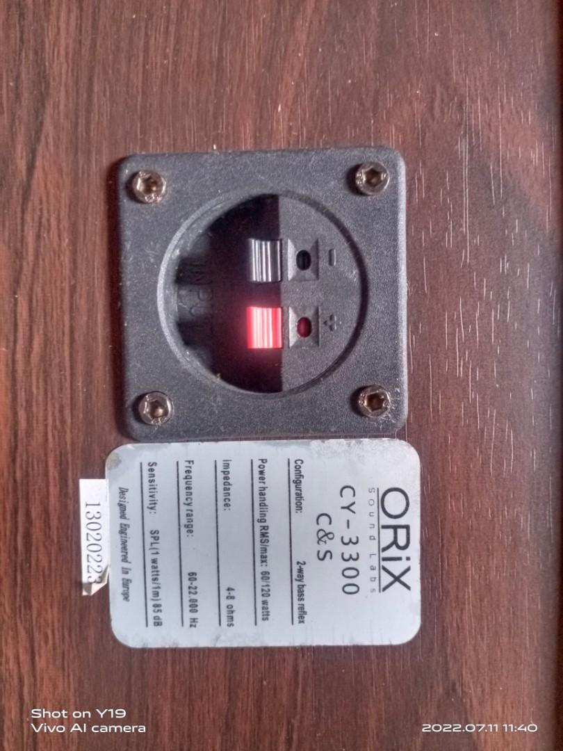 Speaker jenama orix, Audio, Soundbars, Speakers & Amplifiers on Carousell