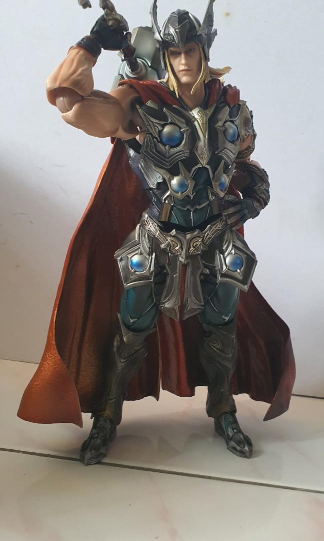 Square Enix Play Arts Kai Marvel Variant Thor, BIB, Hobbies & Toys ...