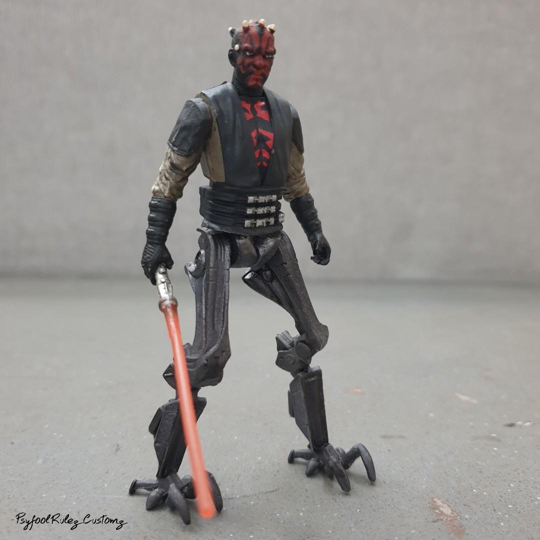 Star Wars custom 3.75" Darth Maul Cyborg figure, Hobbies & Toys, Toys ...