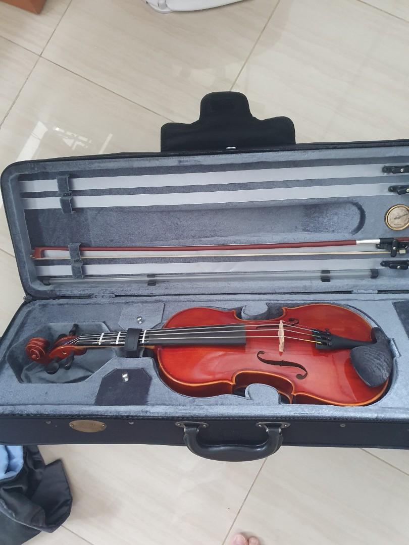 Synwin Violin Full size (4/4), Hobbies & Toys, Music & Media, Musical ...