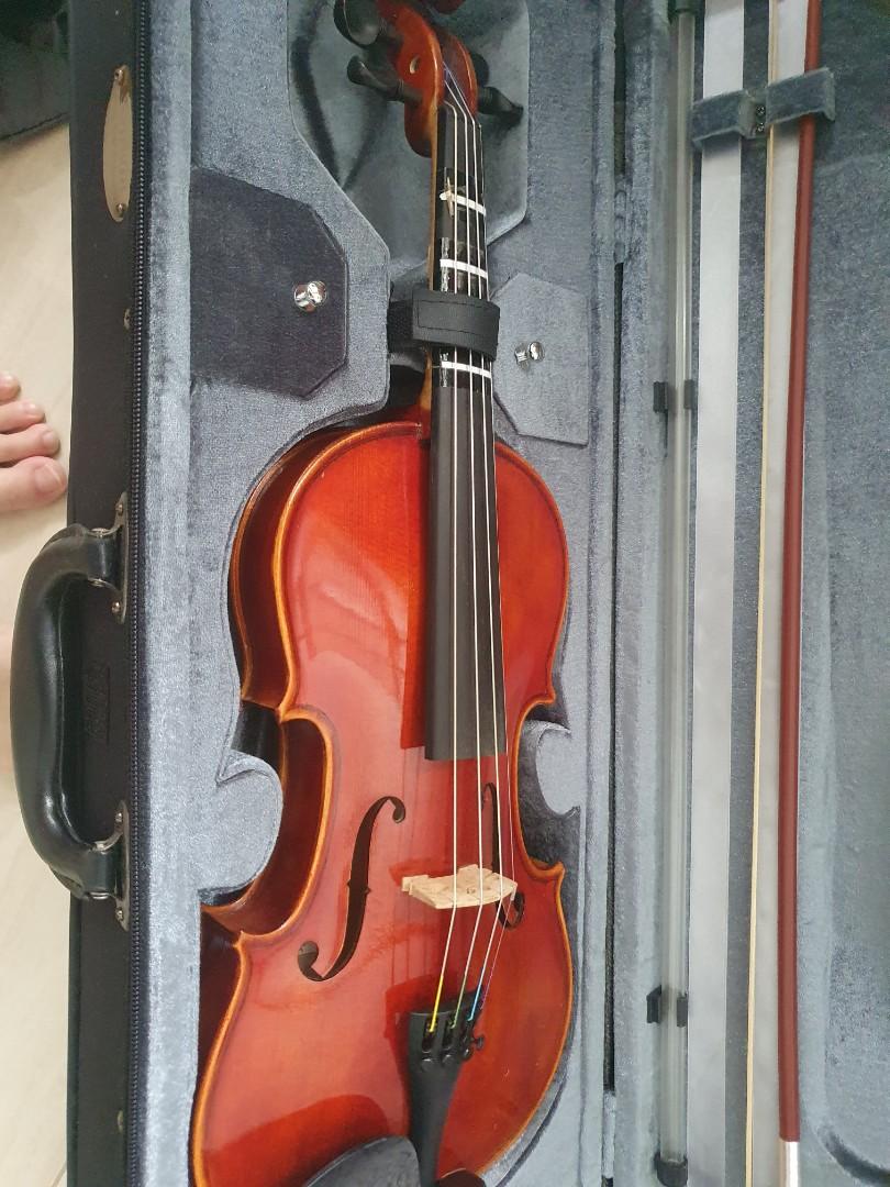 Synwin Violin Full size (4/4), Hobbies & Toys, Music & Media, Musical ...