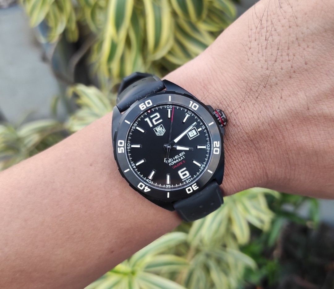 Tag Heuer F1 Calibre 5 PVD Black Dial Full Set, Men's Fashion, Watches ...