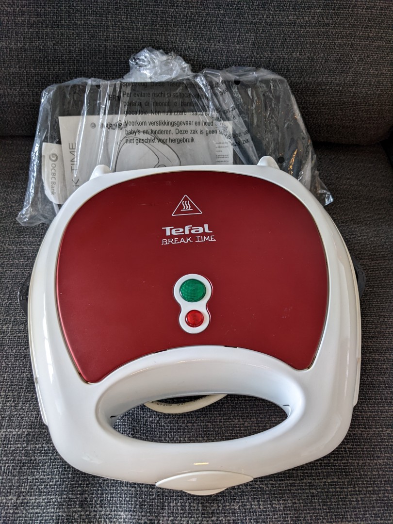 Tefal Break time waffle and grill, TV & Home Appliances, Kitchen ...