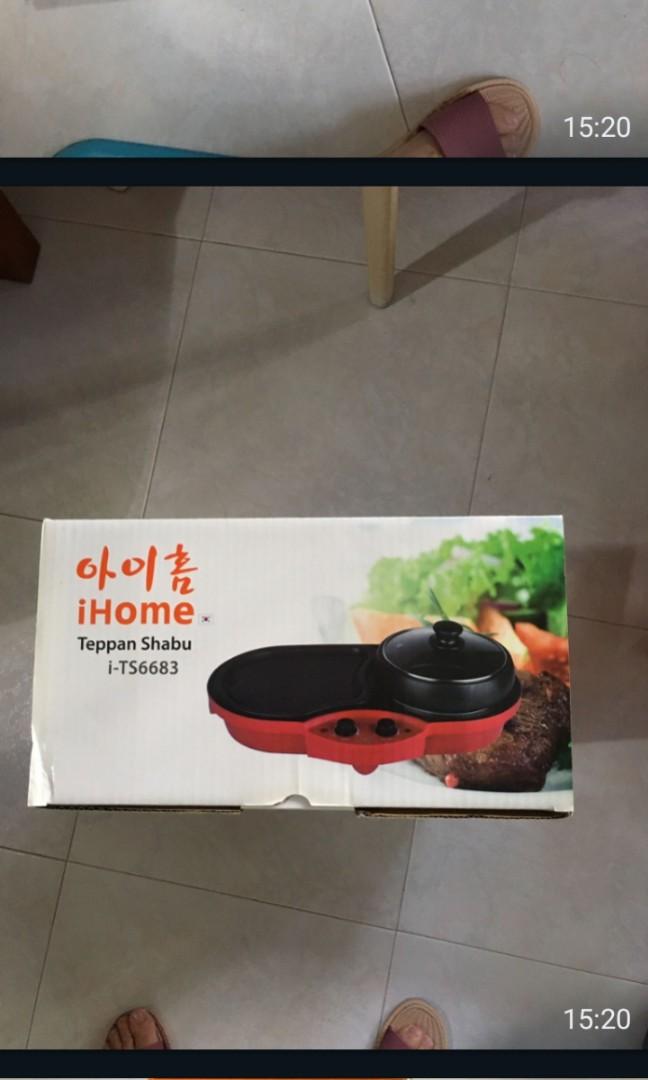 Teppan shabu BBQ an steam boat i-TS6683, TV & Home Appliances, Other ...