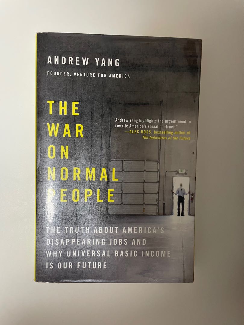 The War on Normal People by Andrew Yang, Hobbies & Toys, Books ...