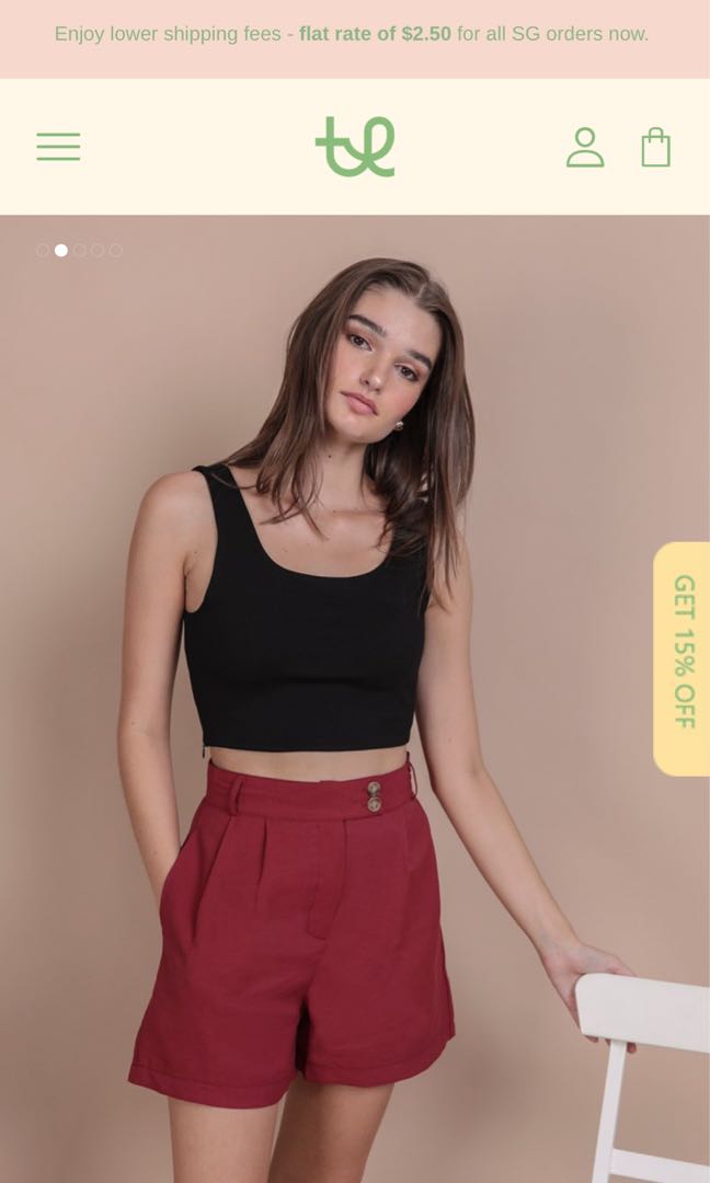 TTR Dan top black , Women's Fashion, Tops, Sleeveless on Carousell