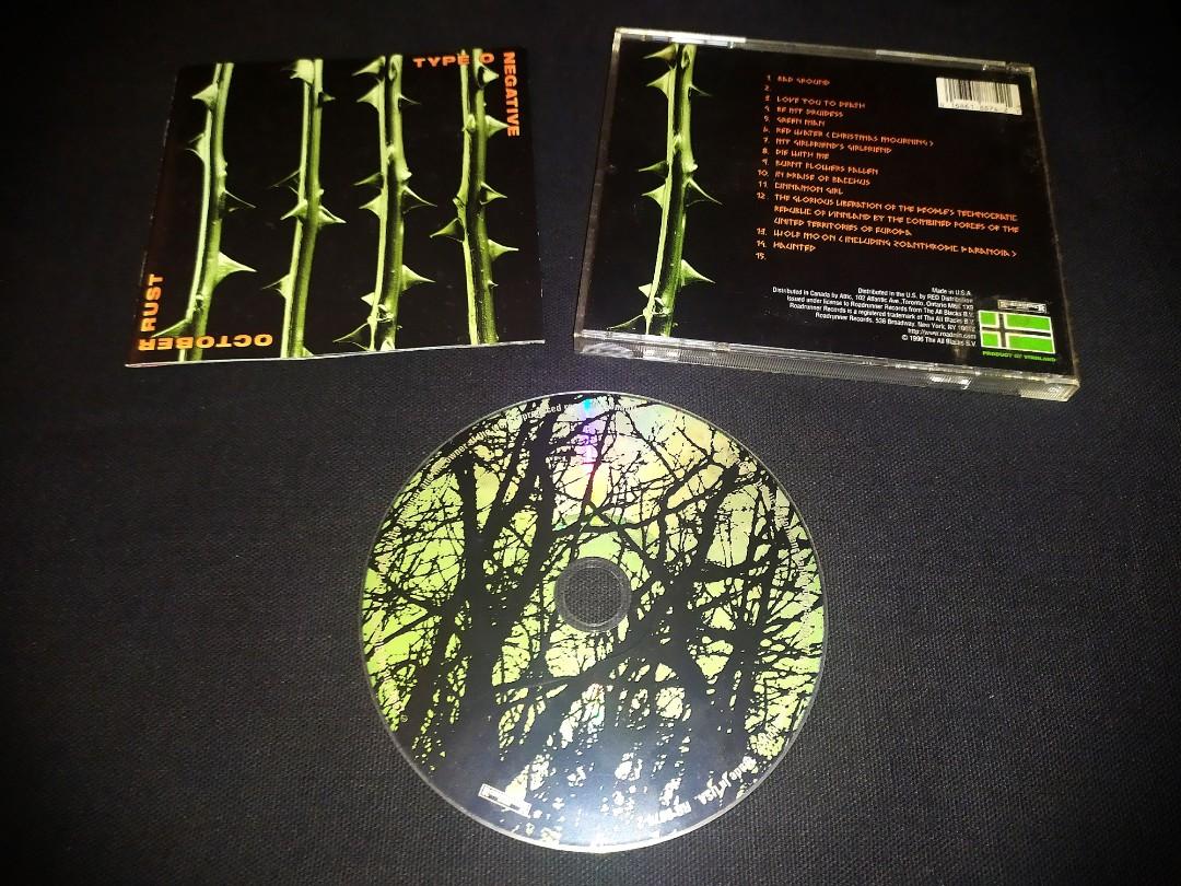 Type O Negative October Rust CD Gothic Doom Metal, Hobbies & Toys ...