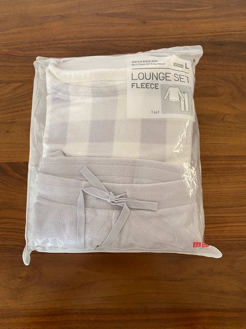 Uniqlo lounge set ( fleece) brand new, Women's Fashion, New ...