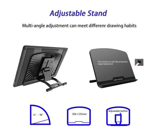 Veikk VK1560 Pro Drawing Tablet LCD Monitor ( Wacom Cintiq, XP-Pen ...