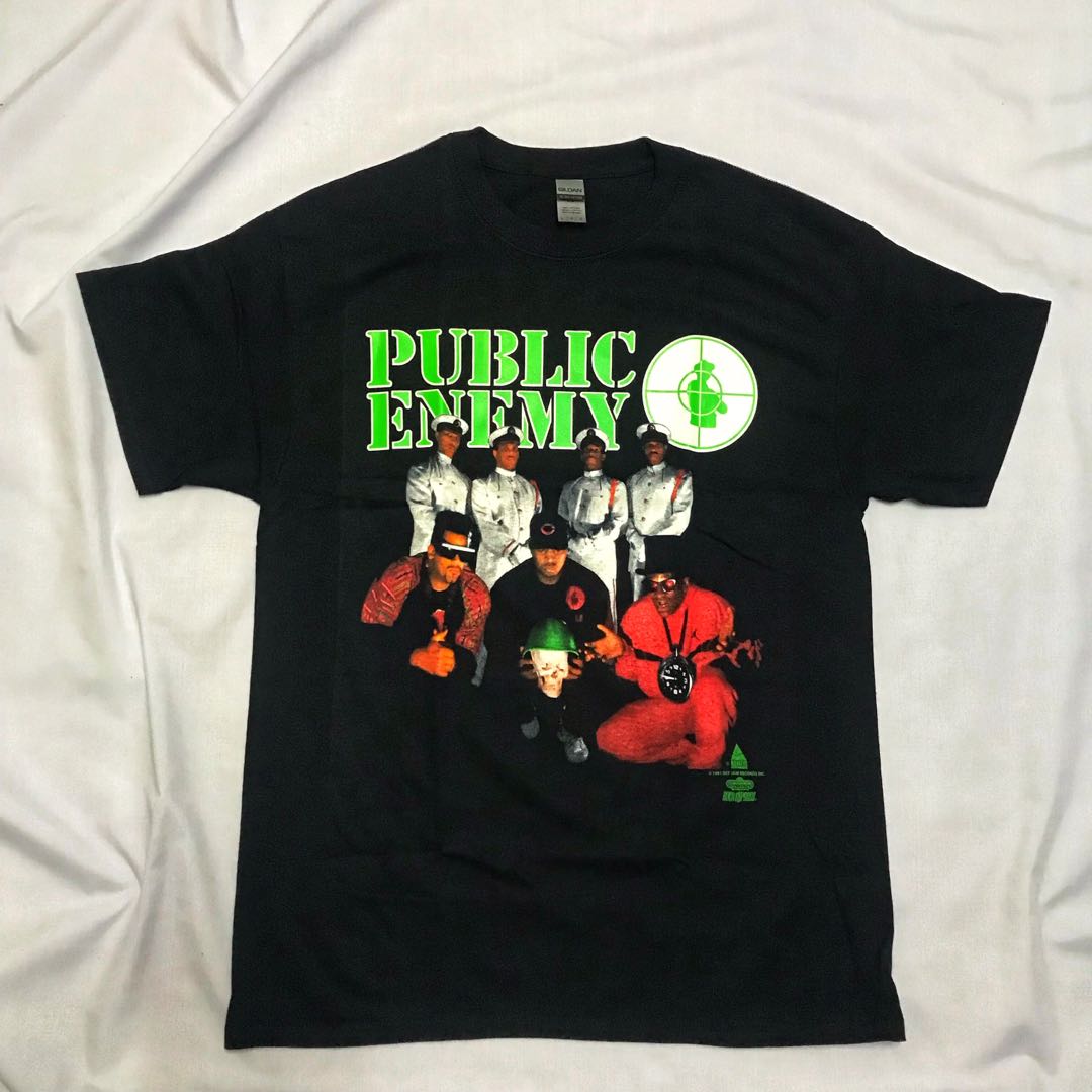 Vintage Artwork 1991 Public Enemy Apocalypse Fan Reprint Tee, Men's ...
