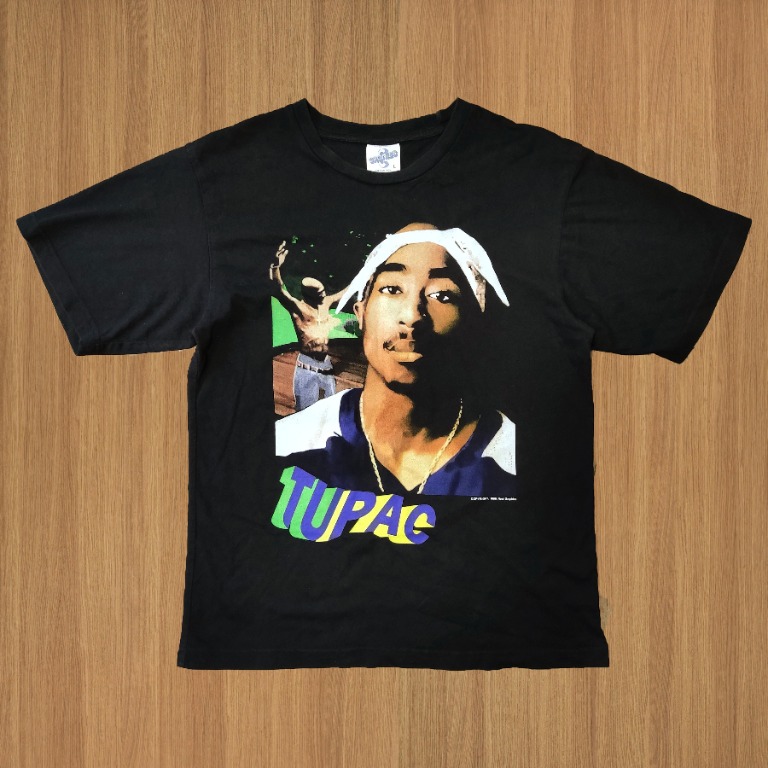 Vintage Boot Tupac Shakur Rap Tee, Men's Fashion, Tops & Sets, Tshirts ...