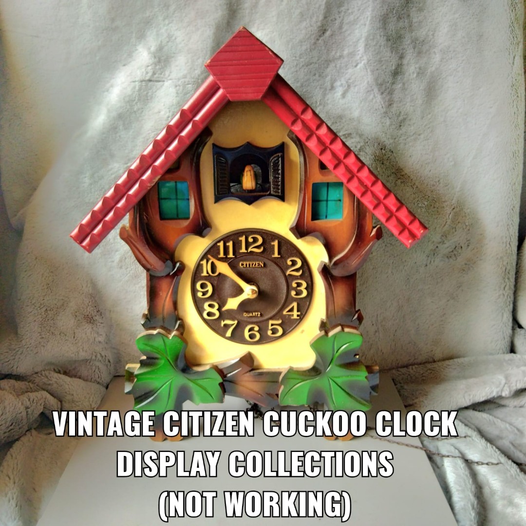VINTAGE CITIZEN CUCKOO CLOCK DISPLAY COLLECTIONS (NOT WORKING ...