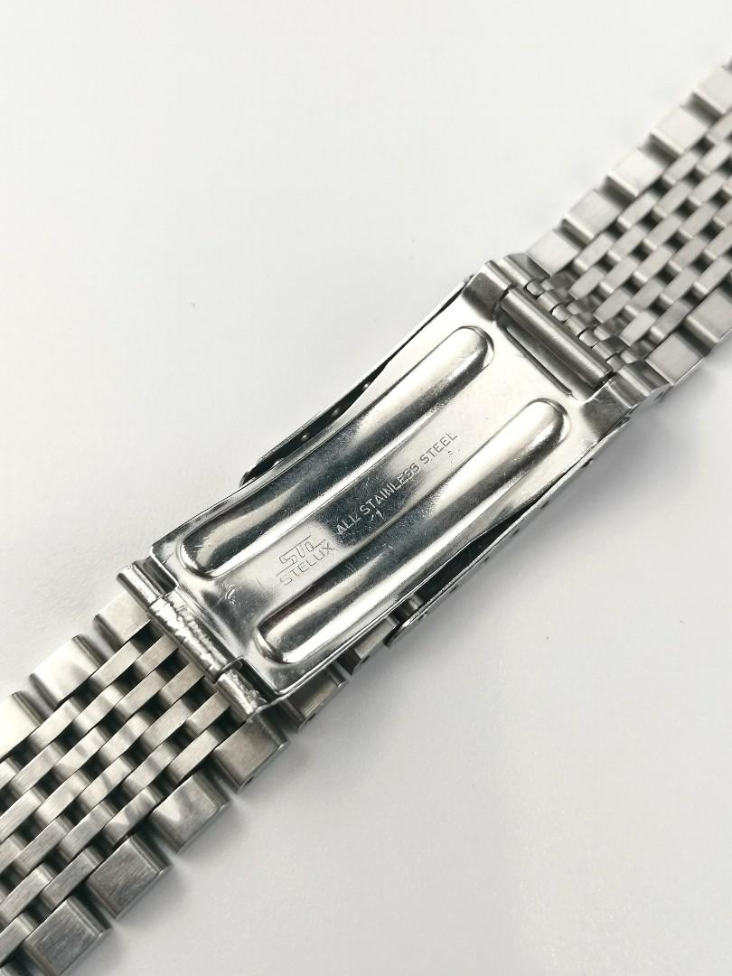 Vintage Stelux Watch Bracelet for Seiko Citizen Orient No. 123, Men's ...