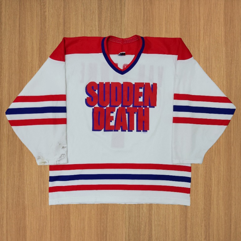 Vintage Sudden Death Movie Promo Jersey, Men's Fashion, Tops & Sets ...