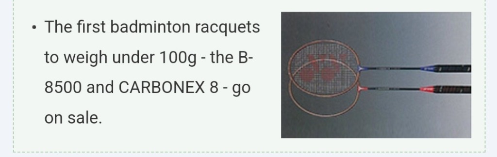 Vintage Yonex Carbonex 8 B-8500 E Carbon Shaft - CLASSIC, ANTIQUE, Sports Equipment, Sports ...