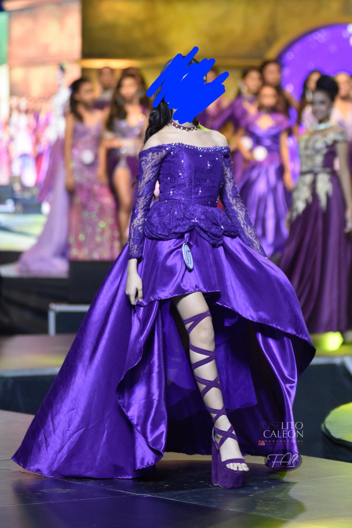 Violet Gown, Women's Fashion, Dresses & Sets, Evening dresses & gowns ...