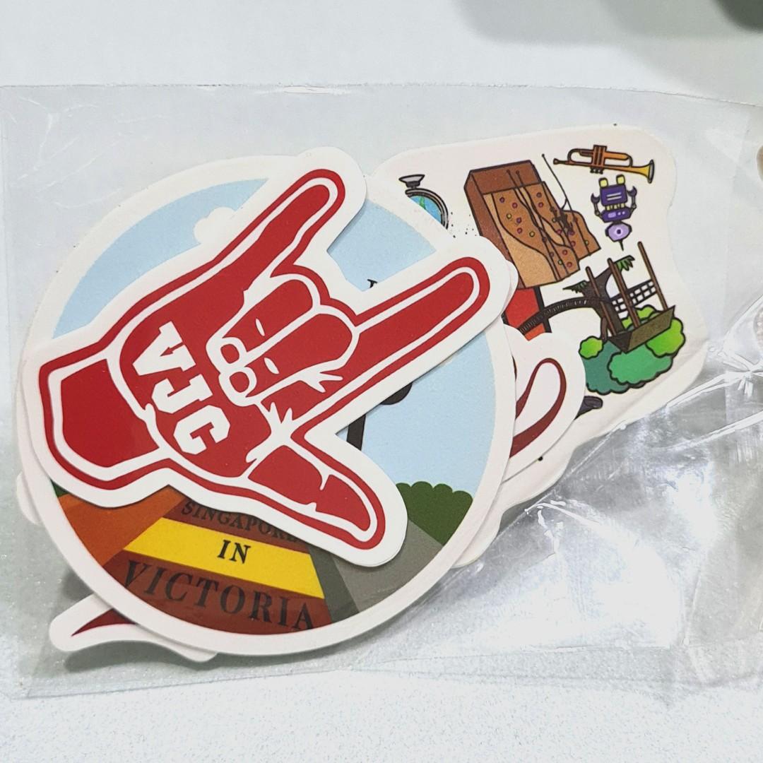 VJC sticker pack (limited edition) Victoria Junior College sticker pack ...