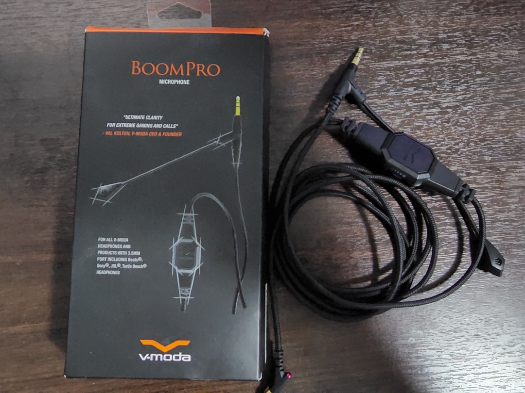 V-moda boompro mic, Audio, Microphones on Carousell