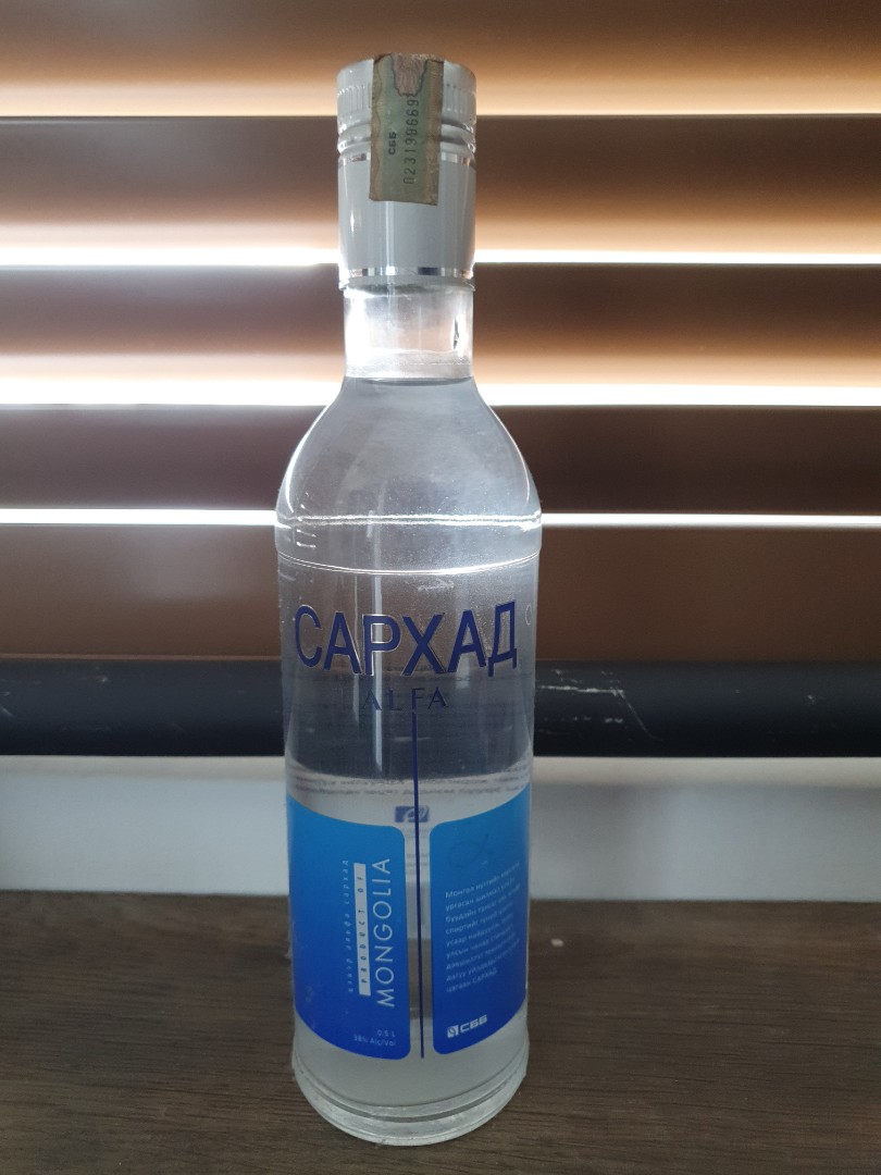 VODKA - Capxaa Alfa Mongolian Vodka 500ml, Food & Drinks, Alcoholic ...