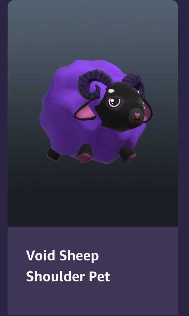 Void Sheep Shoulder Pet (Prime exclusive), Video Gaming, Gaming Accessories, Game Gift Cards ...