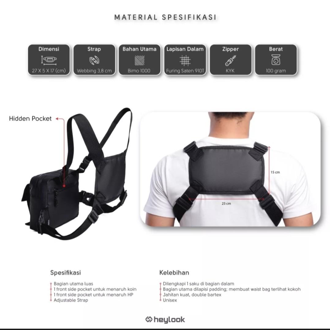 Waterproof Chest rig bag, Men's Fashion, Bags, Sling Bags on Carousell