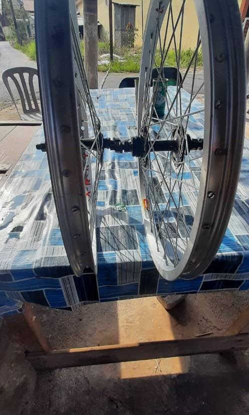 Wheelset araya rim basikal bmx 20 inch, Sports Equipment, Bicycles ...