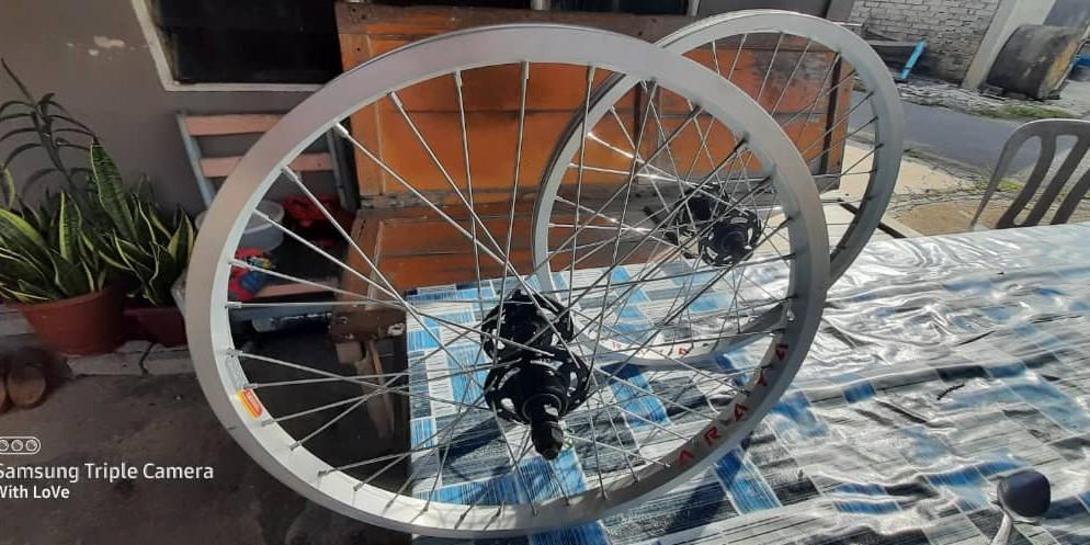 Wheelset araya rim basikal bmx 20 inch, Sports Equipment, Bicycles ...